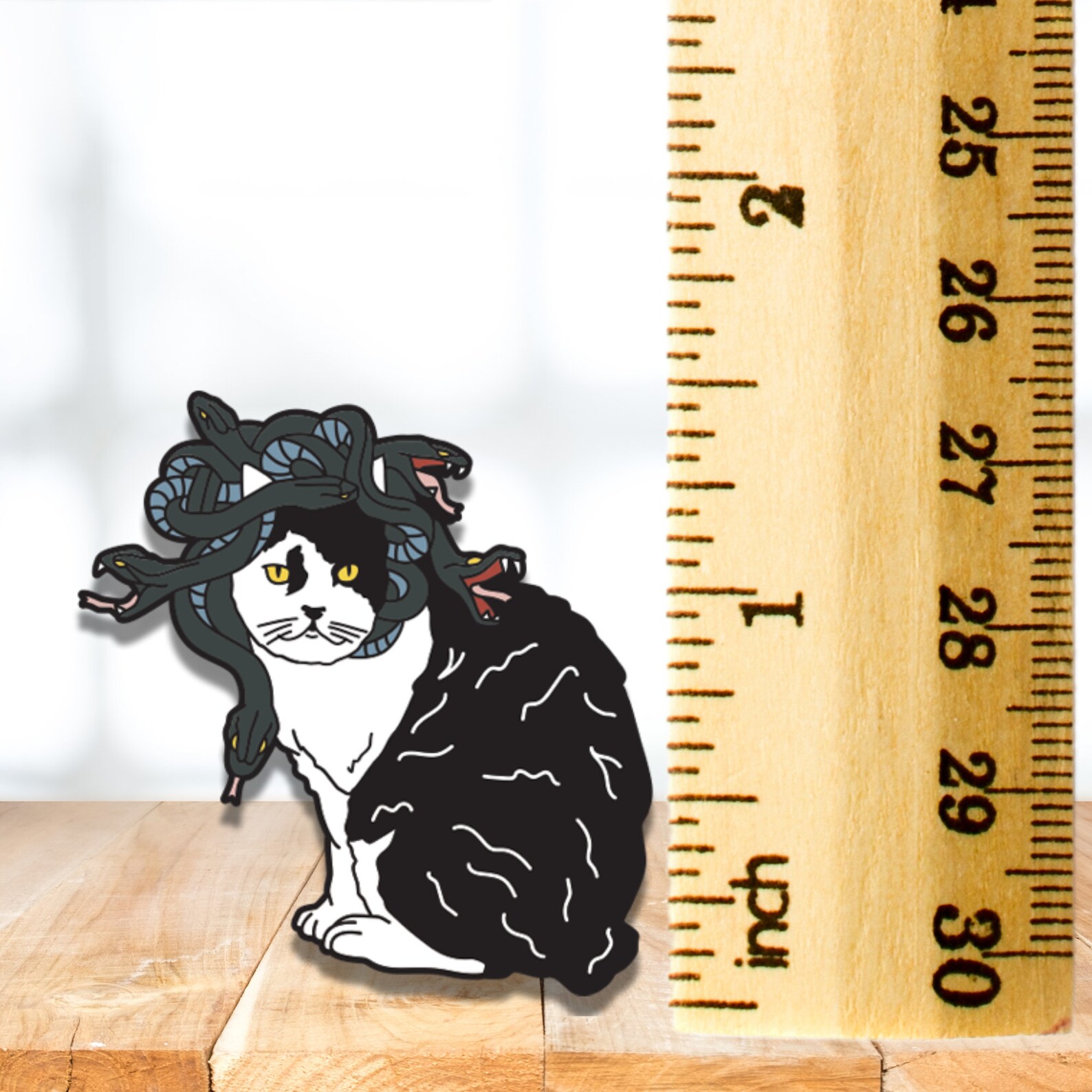 Meowdusa cat Medusa Mythology Hard Enamel Pin - Etsy