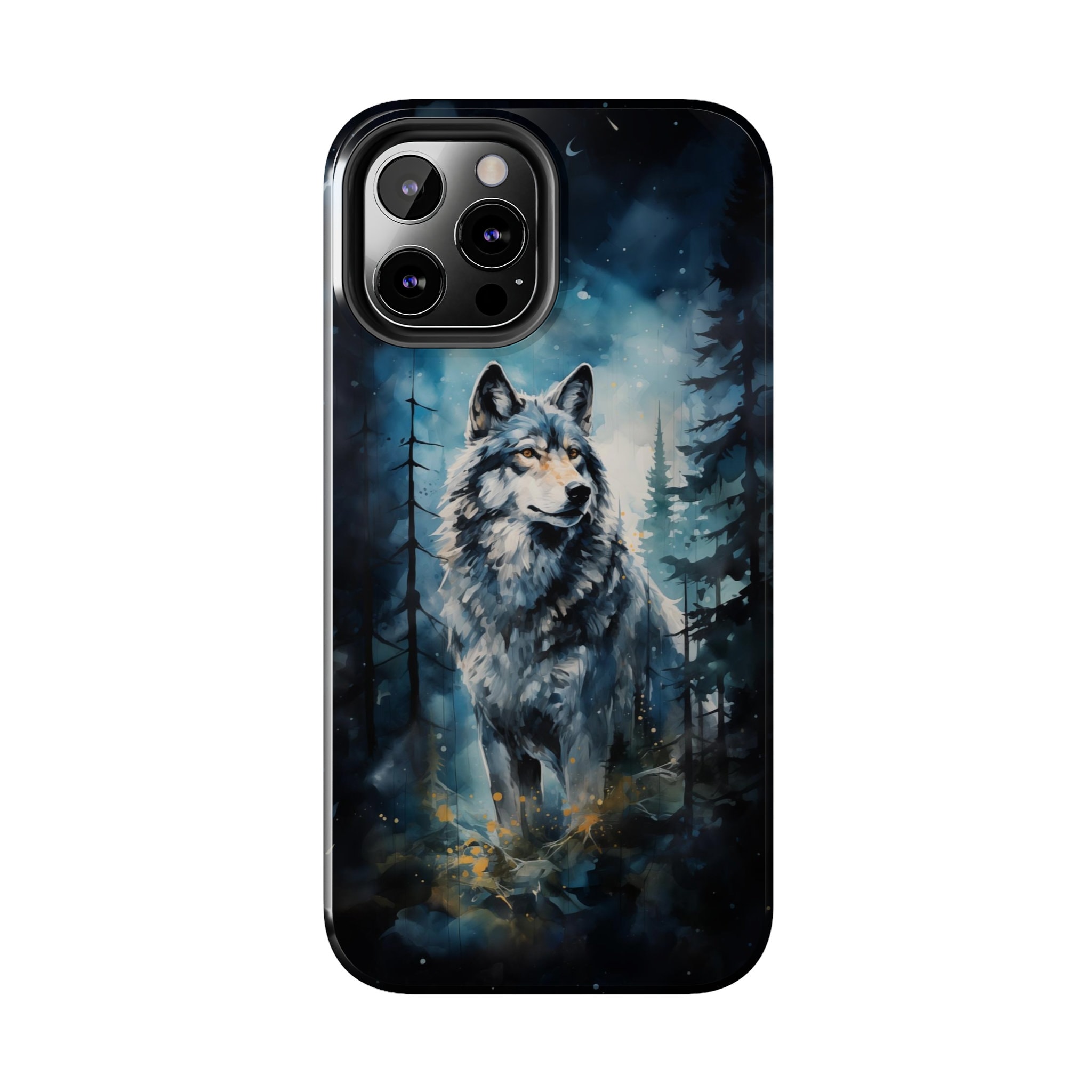 Wolf Howling at Full Moon iPhone 14, 13, 12, 11 Pro Max Case Nature ...