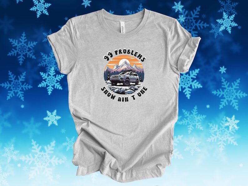 99 Problems Snow Ain't One Subaru Forester T-shirt - Etsy
