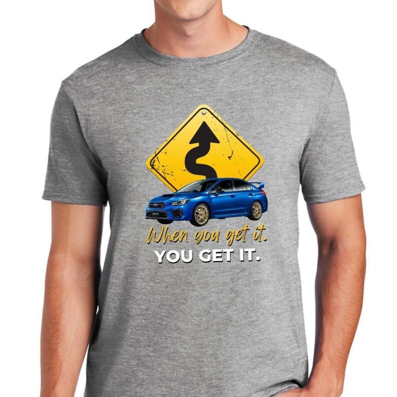 Blue Subaru WRX Sti Shirt: Mountain Rally Car Racing Tee - Etsy