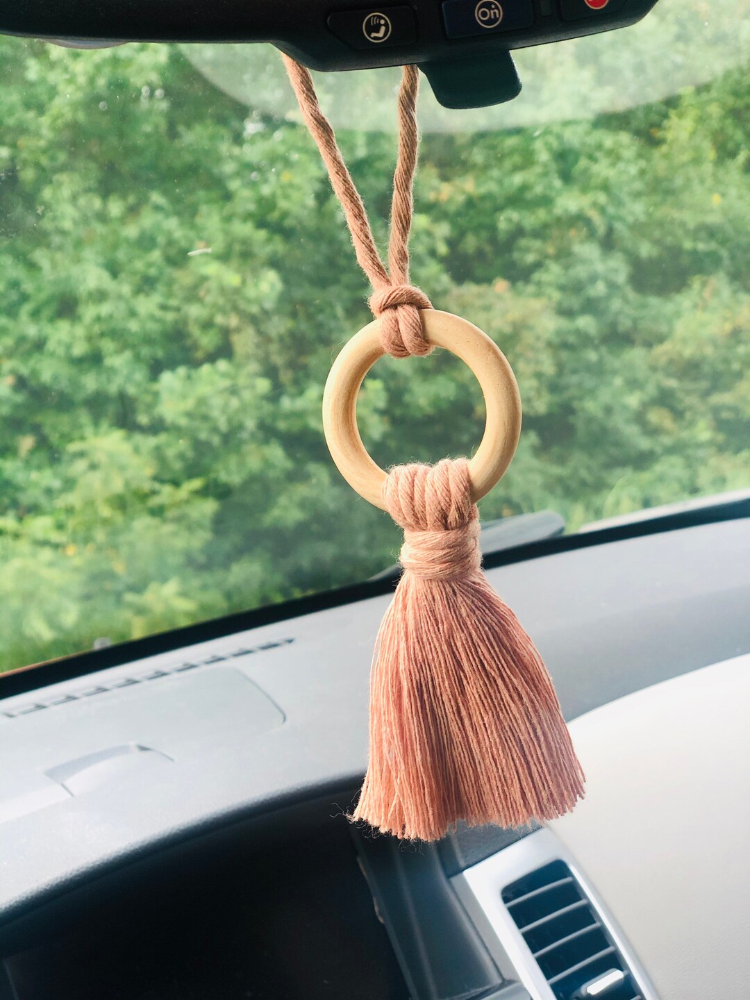 Car Diffuser Essential Oil Diffuser Hanging Macrame Car Charm - Etsy