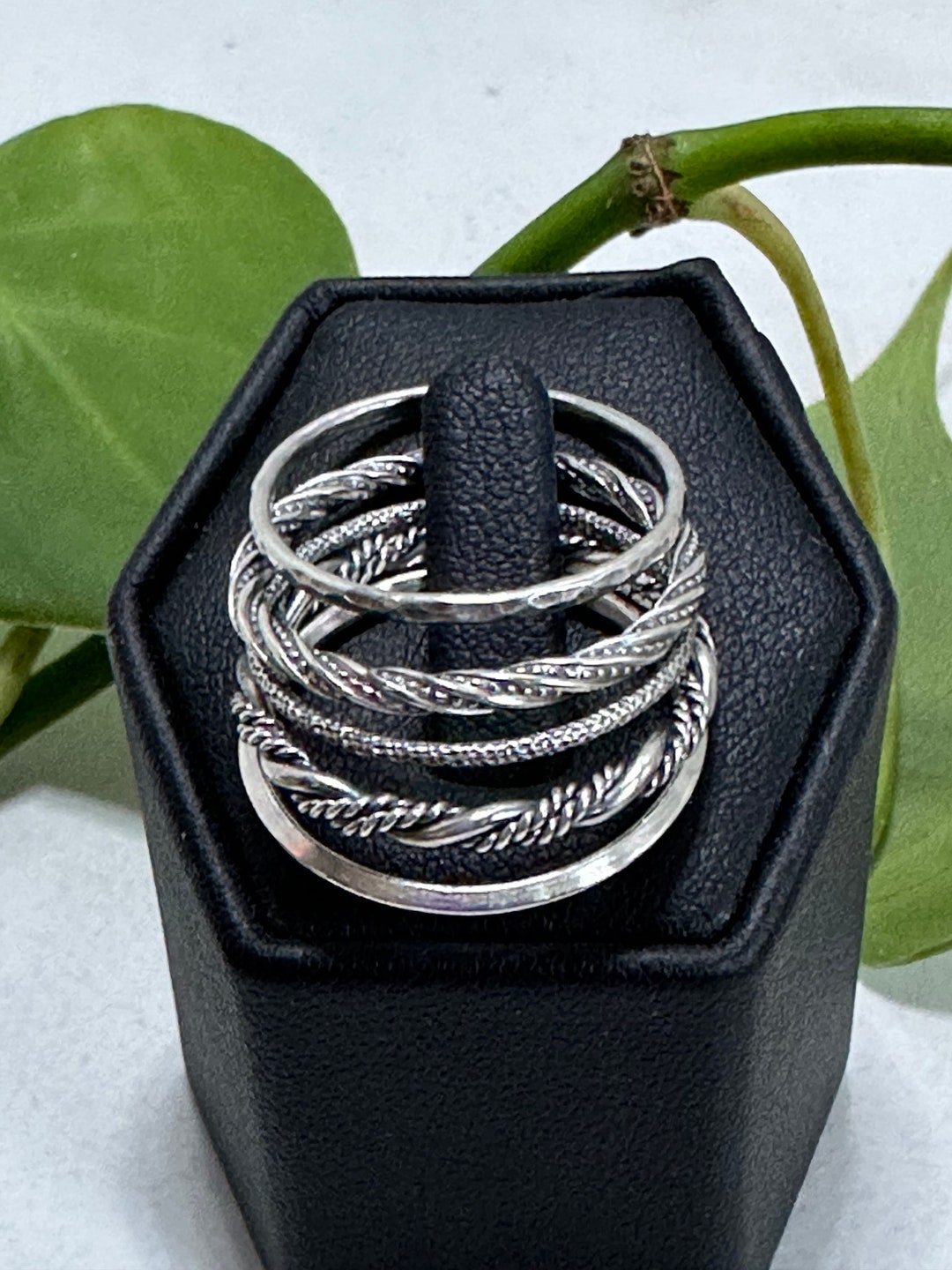 Sterling Stackable Rings, Set of 5 Rings - Etsy