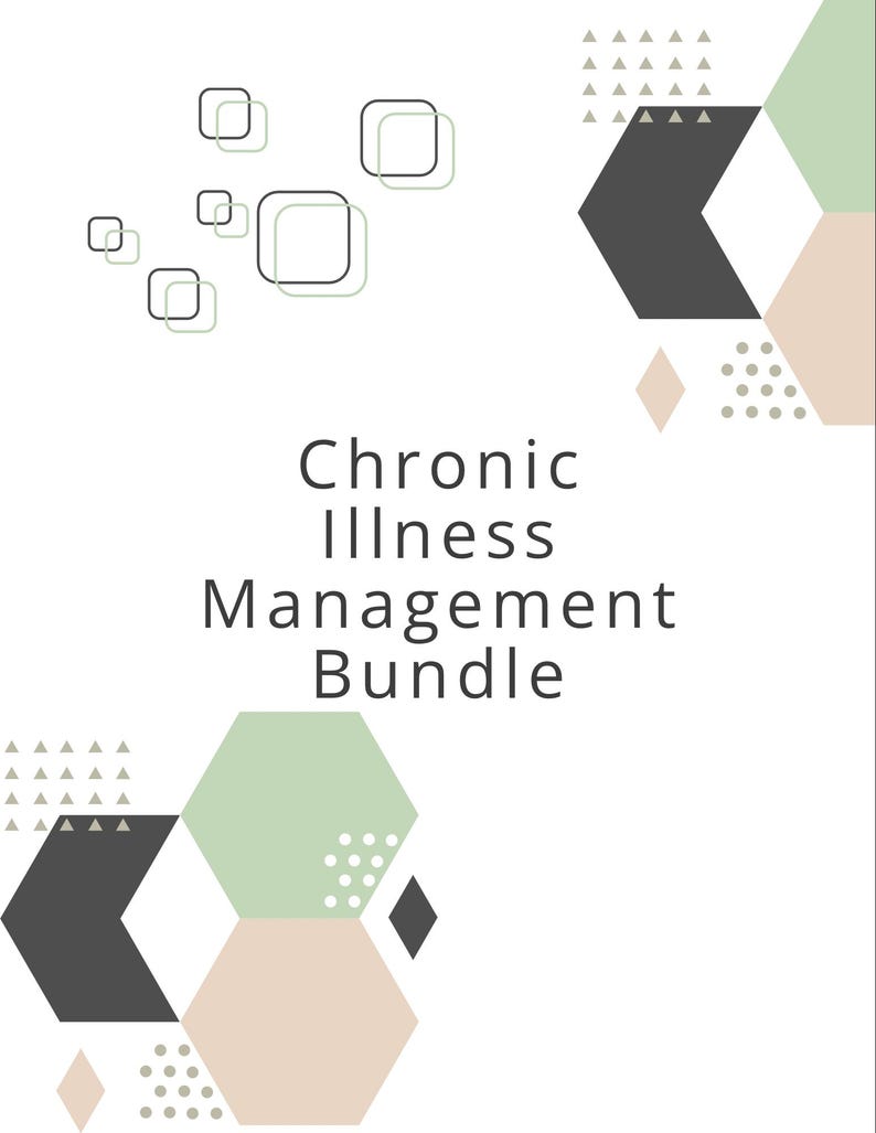 Chronic Illness Binder Printable | Medical Tracker Kit | Symptom Log ...