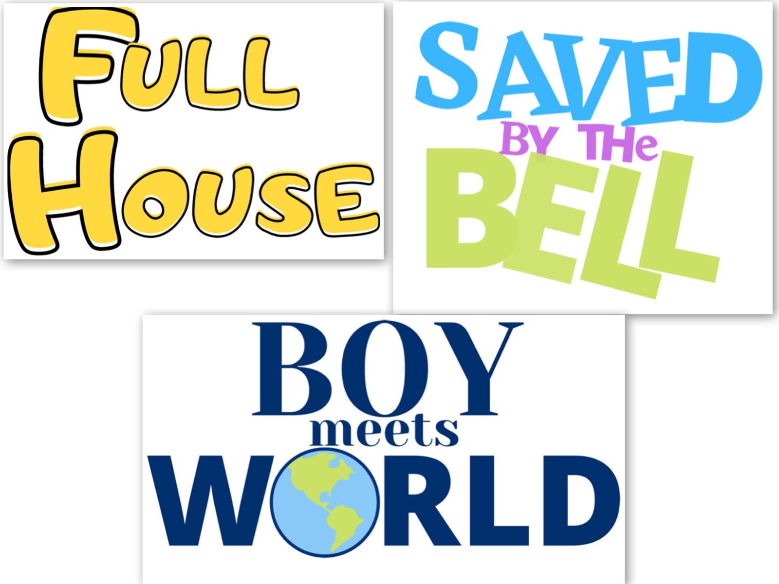 15 SVG Files 90's Shows Sitcoms Bundle - Etsy