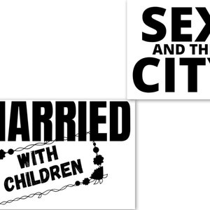 15 SVG Files 90's Shows Sitcoms Bundle - Etsy