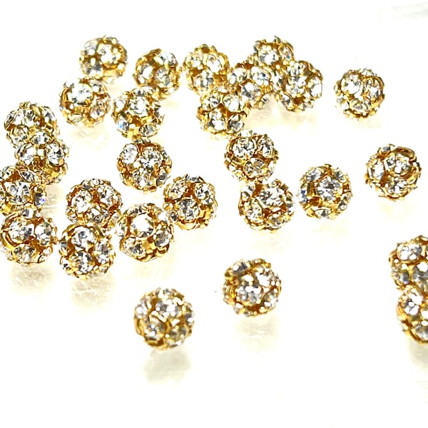 Rhinestone Ball - Etsy