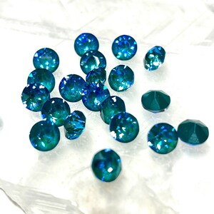Tropical Teal Crystal Rhinestones, Rare and Exclusive, Aurora 39ss ...
