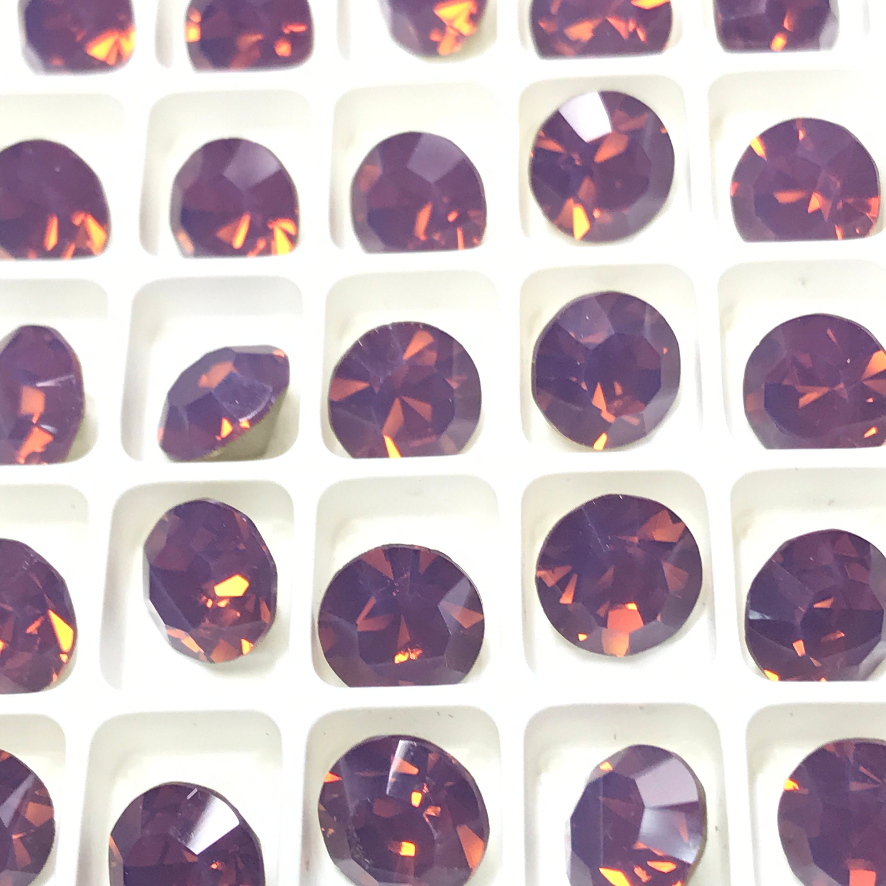 39ss Amethyst Opal Preciosa Crystal Chaton Stones 12 - Etsy