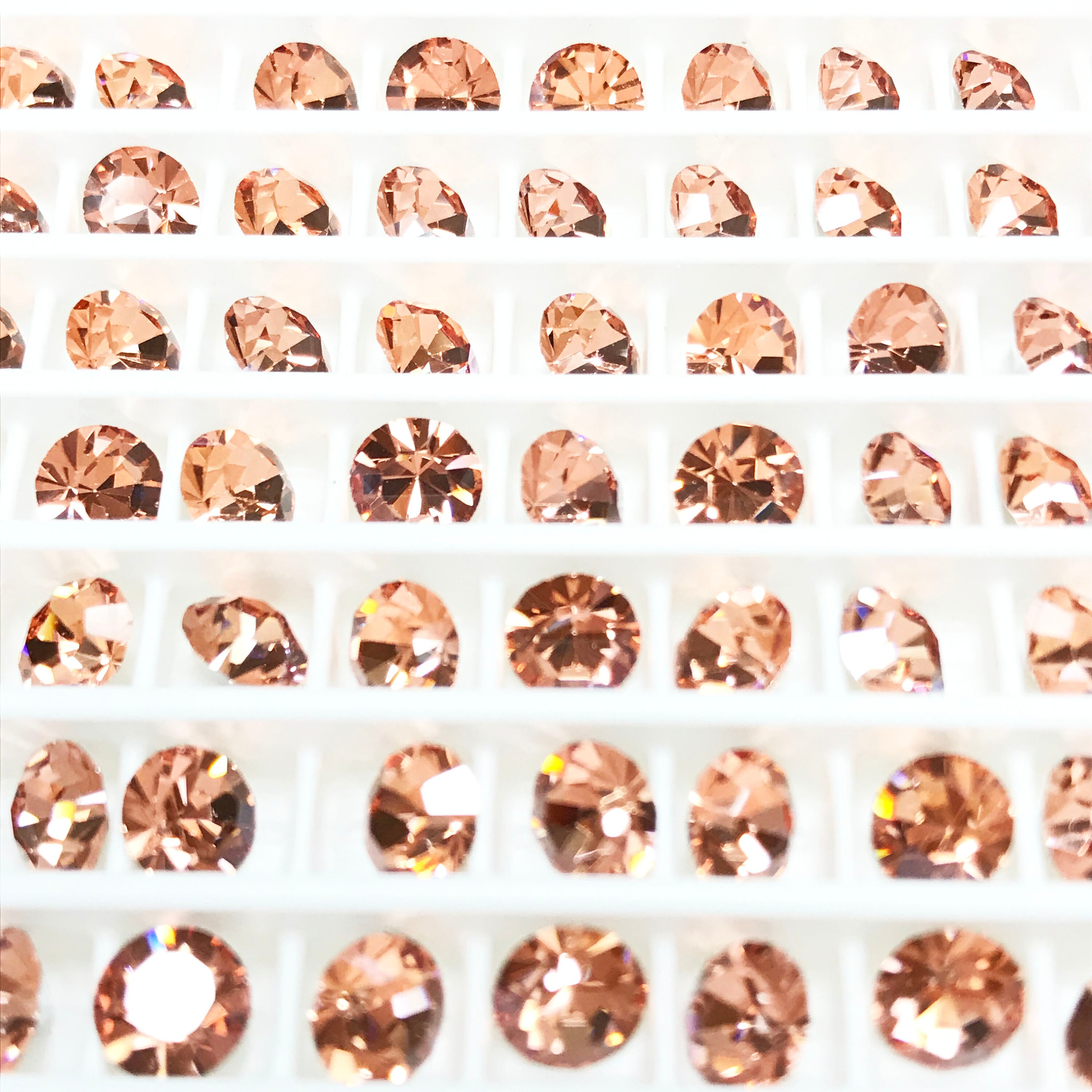 Apricot Preciosa Crystal Chaton Stones 12 Foiled 29ss - Etsy