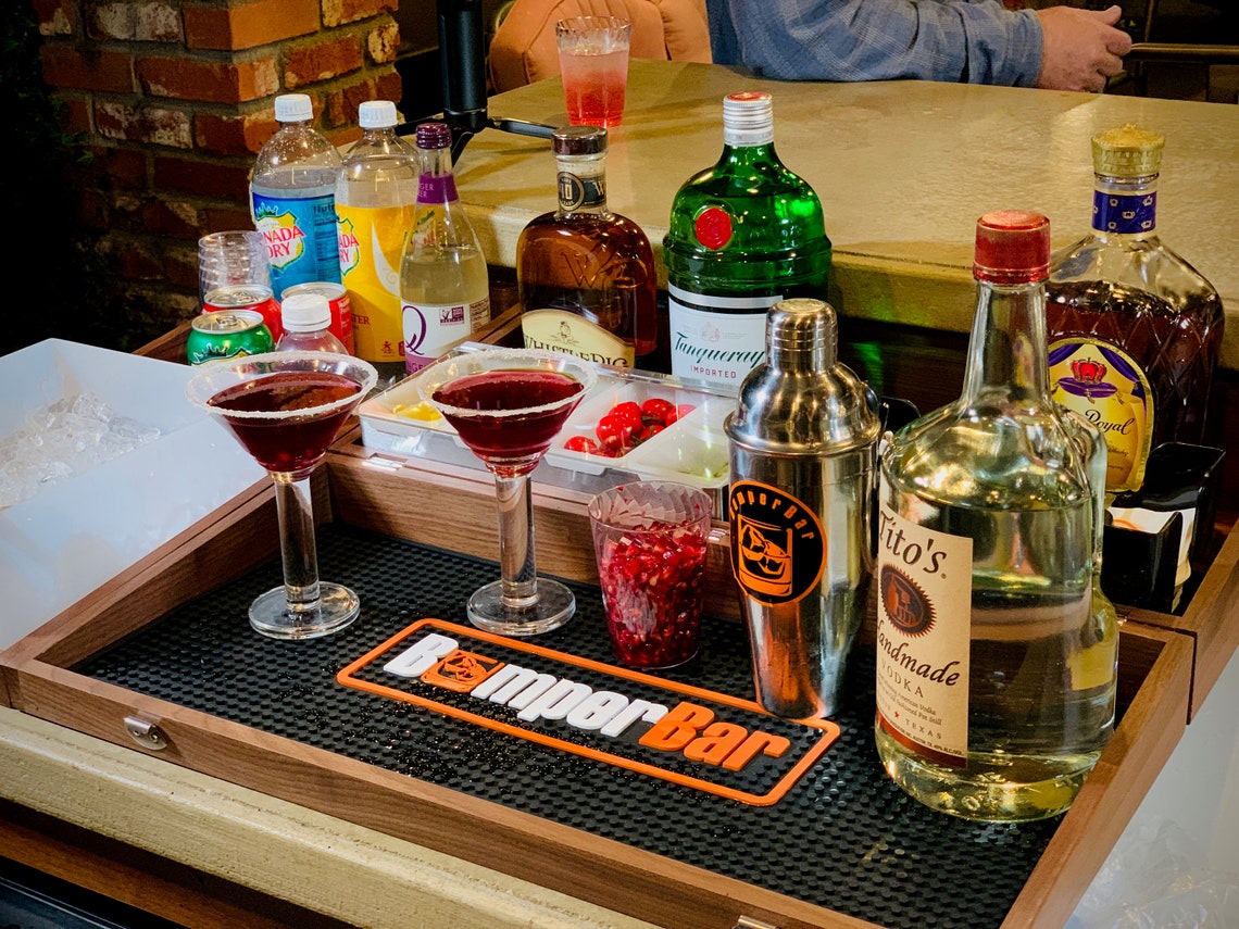 Top Shelf Bumperbar - the World's First Compact, Portable Bar System - Etsy