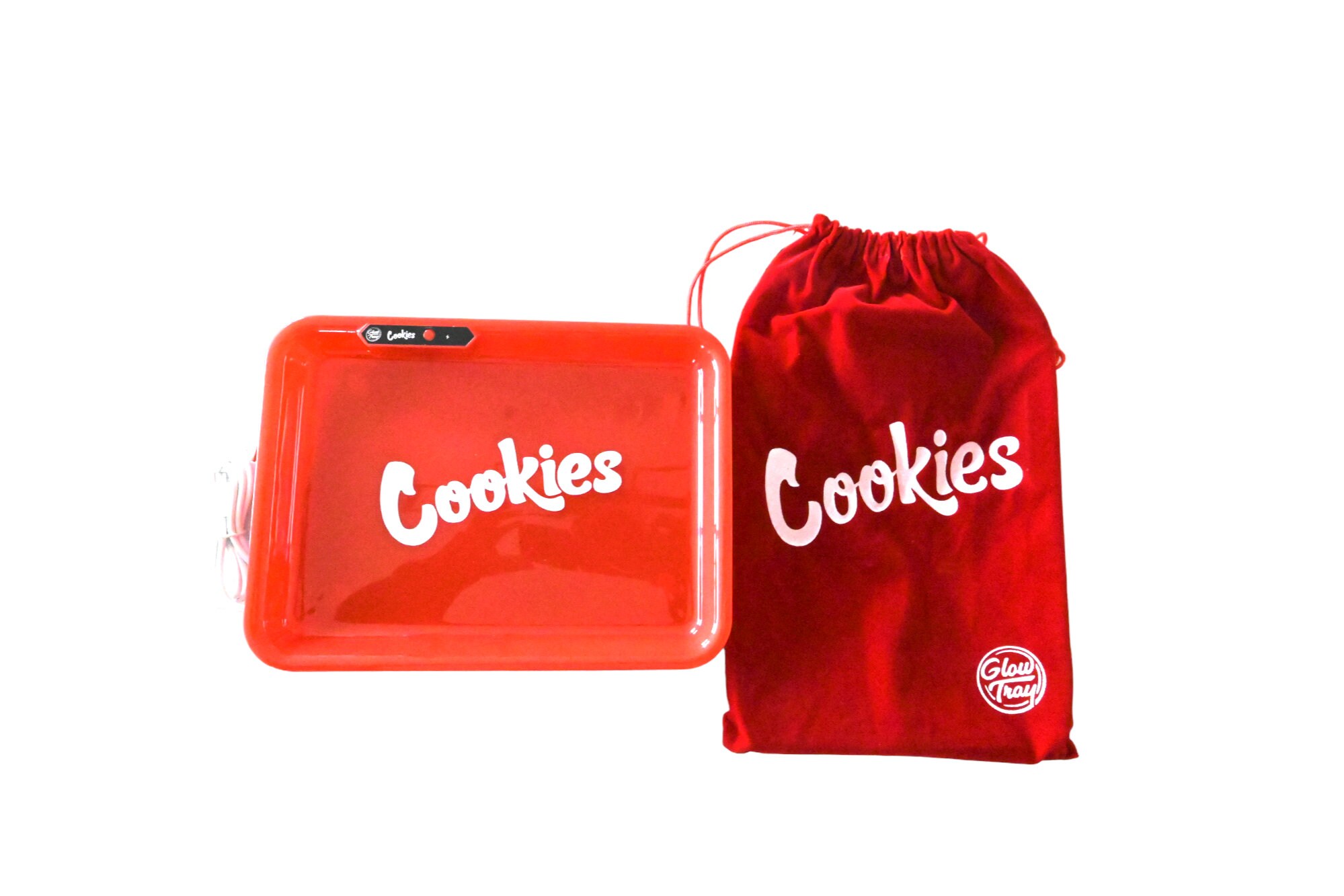 Official Cookies Rolling Tray Red GLOW IN DARK - Etsy