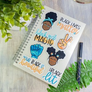 Black Girl Magic Weatherproof Vinyl Sticker Pack Black Girl - Etsy
