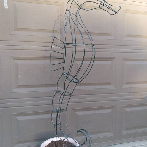 Seahorse Topiary Frame | Etsy