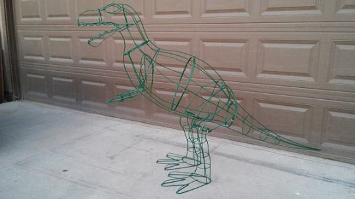 T Rex Topiary Frame Form - Etsy