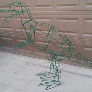 T Rex Topiary Frame Form - Etsy