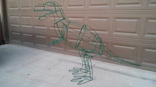 T Rex Topiary Frame Form - Etsy