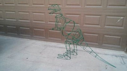 T Rex Topiary Frame Form - Etsy