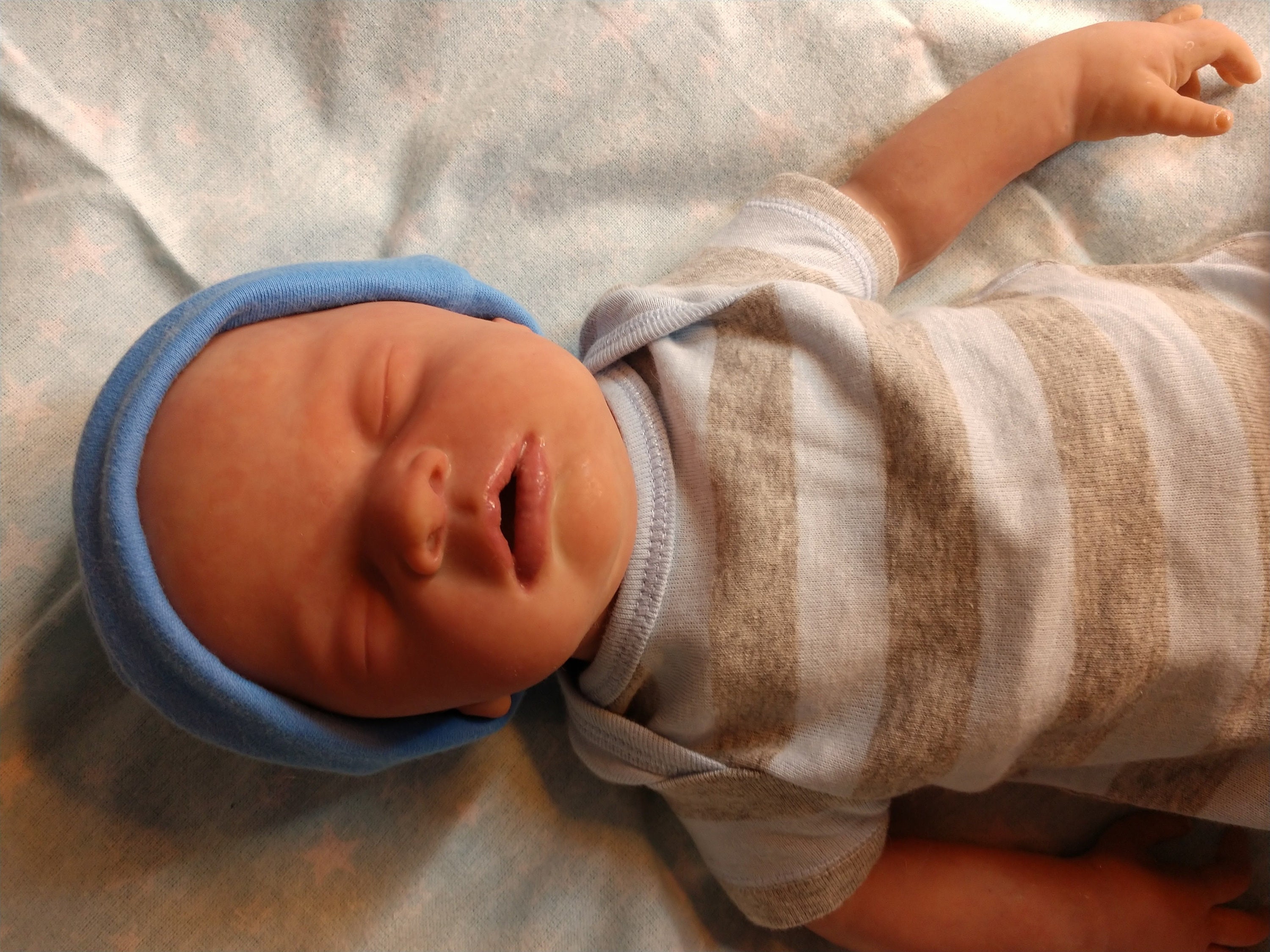 Full Silicone Soft and Swishy Baby Boy Doll, 18 Inch Anatomically ...