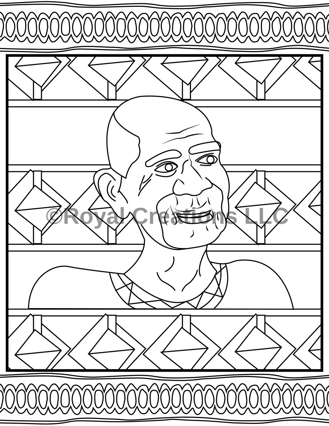 Dr. Sebi Coloring Page - Etsy