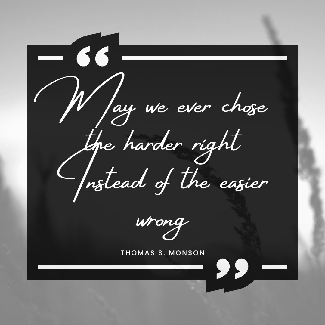 THOMAS S. MONSON Motivational Quote, Printable Motivation Wall Art ...
