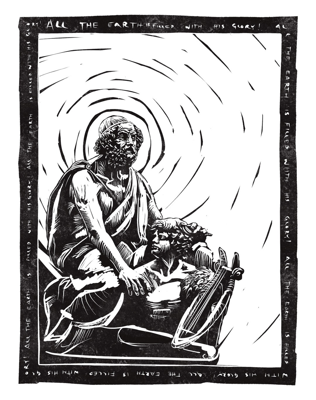 UVA Homer Statue Print - Etsy
