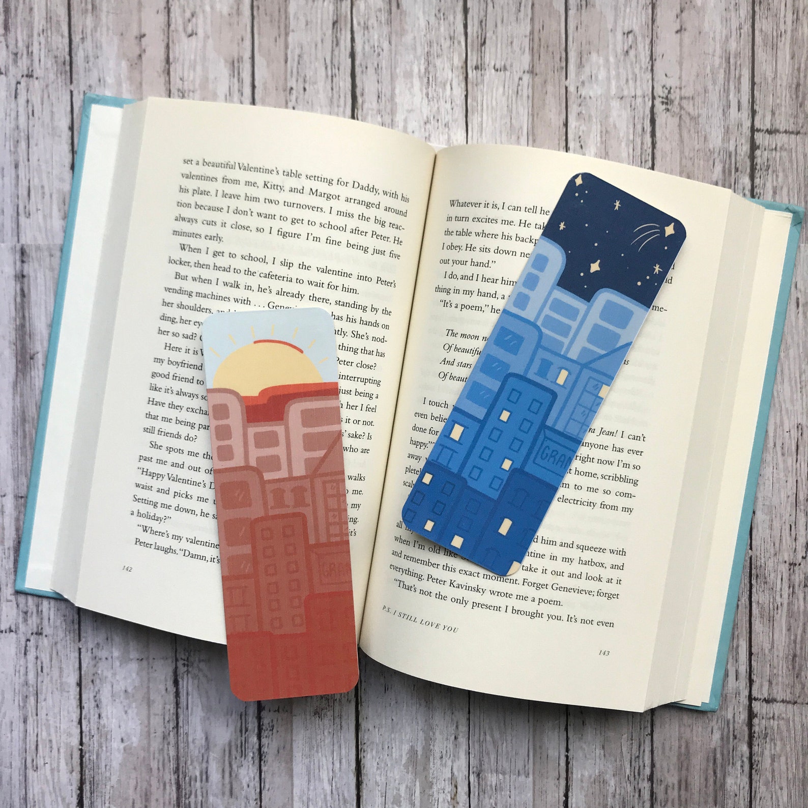 Day & Night Bookmarks Set Bookmarks Reading For Any Time - Etsy 日本