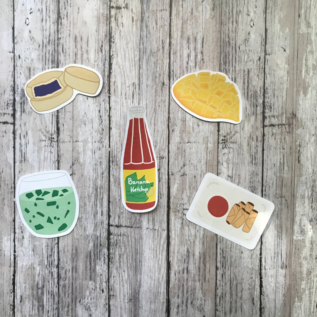 Filipino Food Sticker Pack Filipino Culture Cute Food Stickers Journal ...