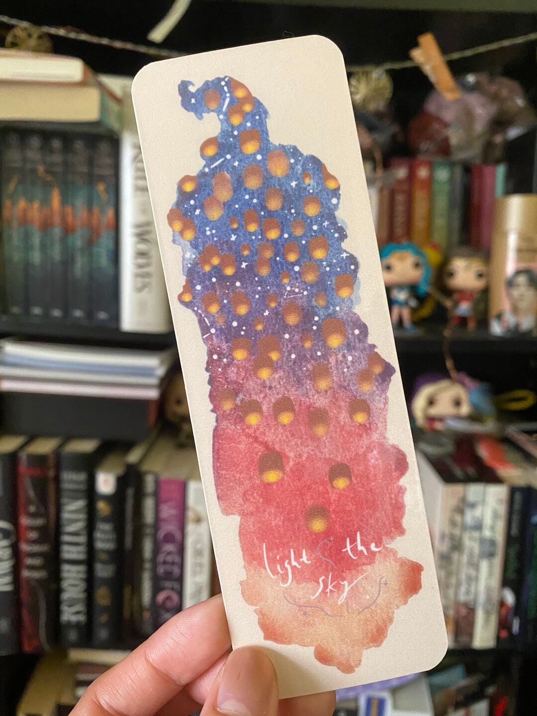 Light the Sky Lantern Ombre Laminated Bookmark Book Essentials Reading ...
