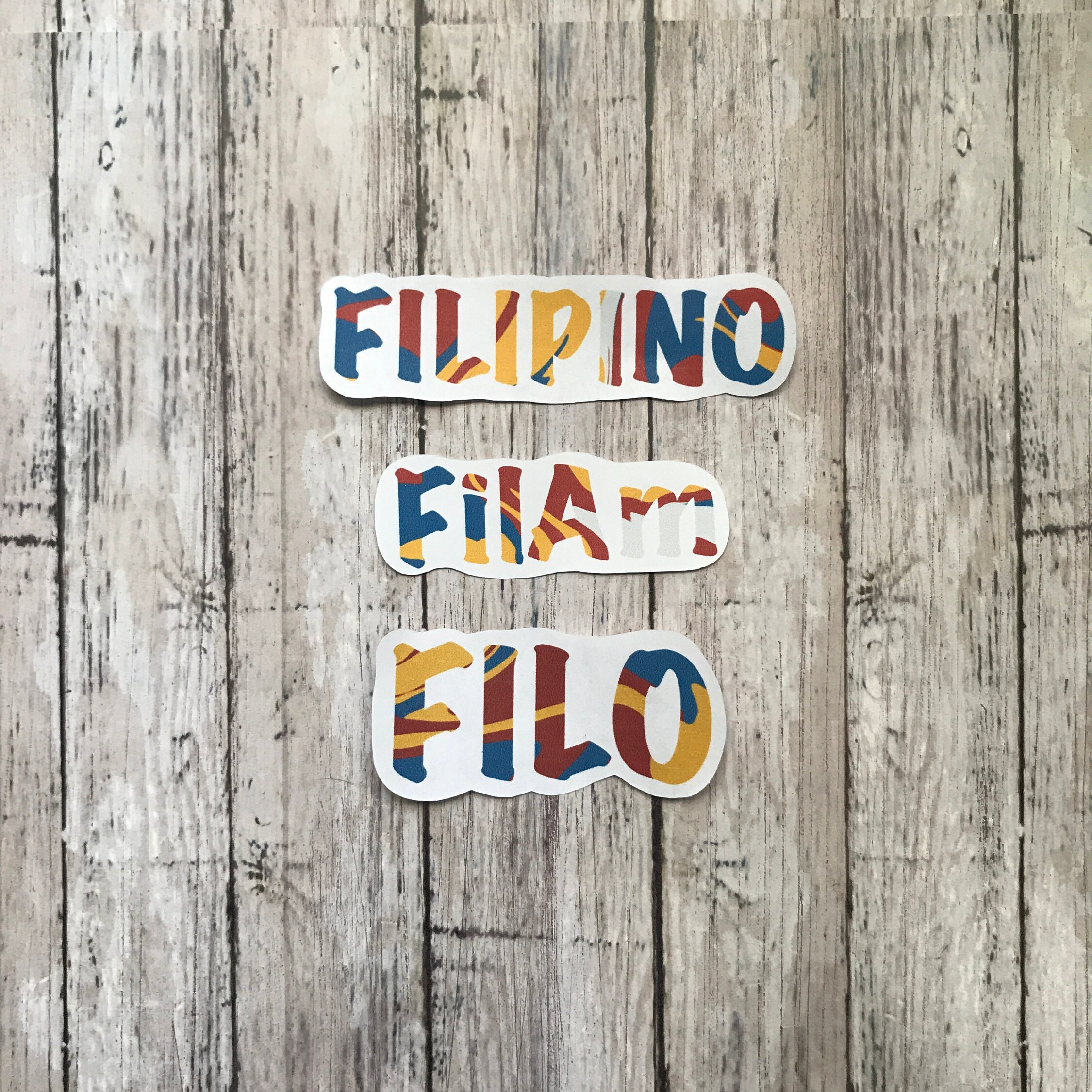 Filipino Sticker Pack Marble Stickers Celebrating Filipino | Etsy