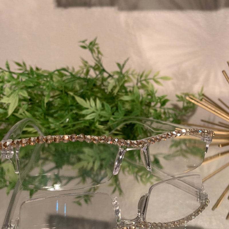 Rhinestone Readers - Etsy