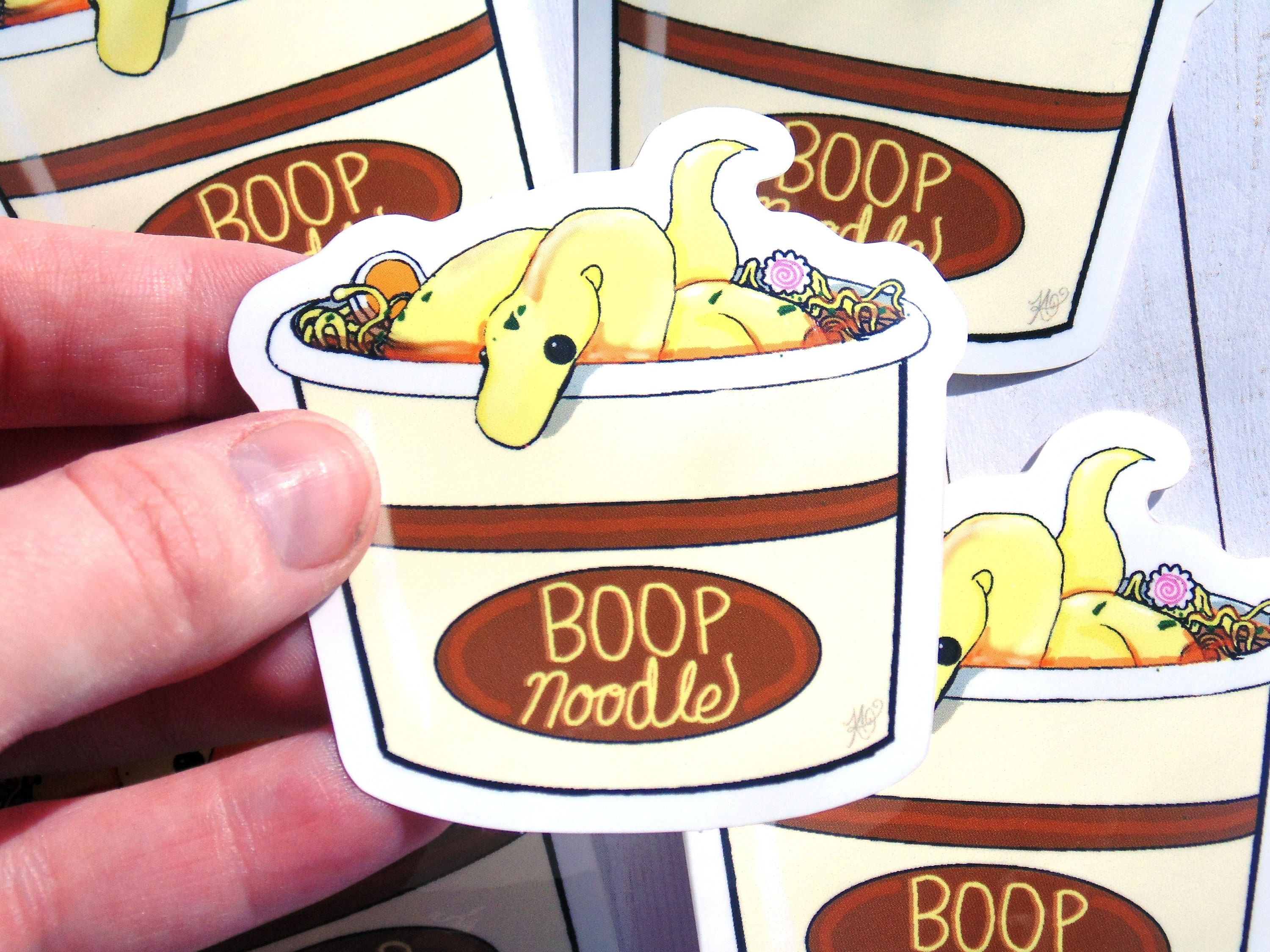 Boop Noodle Sticker - Etsy
