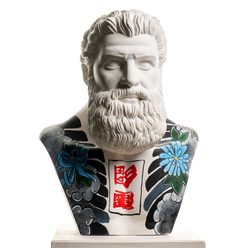 Hercules Roman Sculpture Japanese Tattoo Yakuza Japanese - Etsy