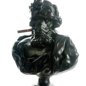 Poseidon Sculpture Pop Art Sculpture Smoking Statue - Etsy