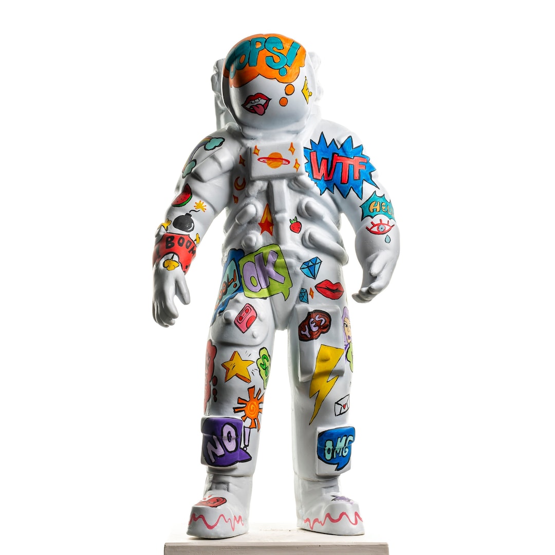 Pop Art Home Decoration, Spaceman Statue, Pop Art Sculpture (big Size ...