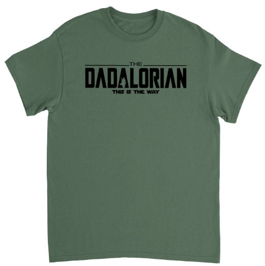 The Dadalorian T-shirt the Mandolorian T-shirt the - Etsy