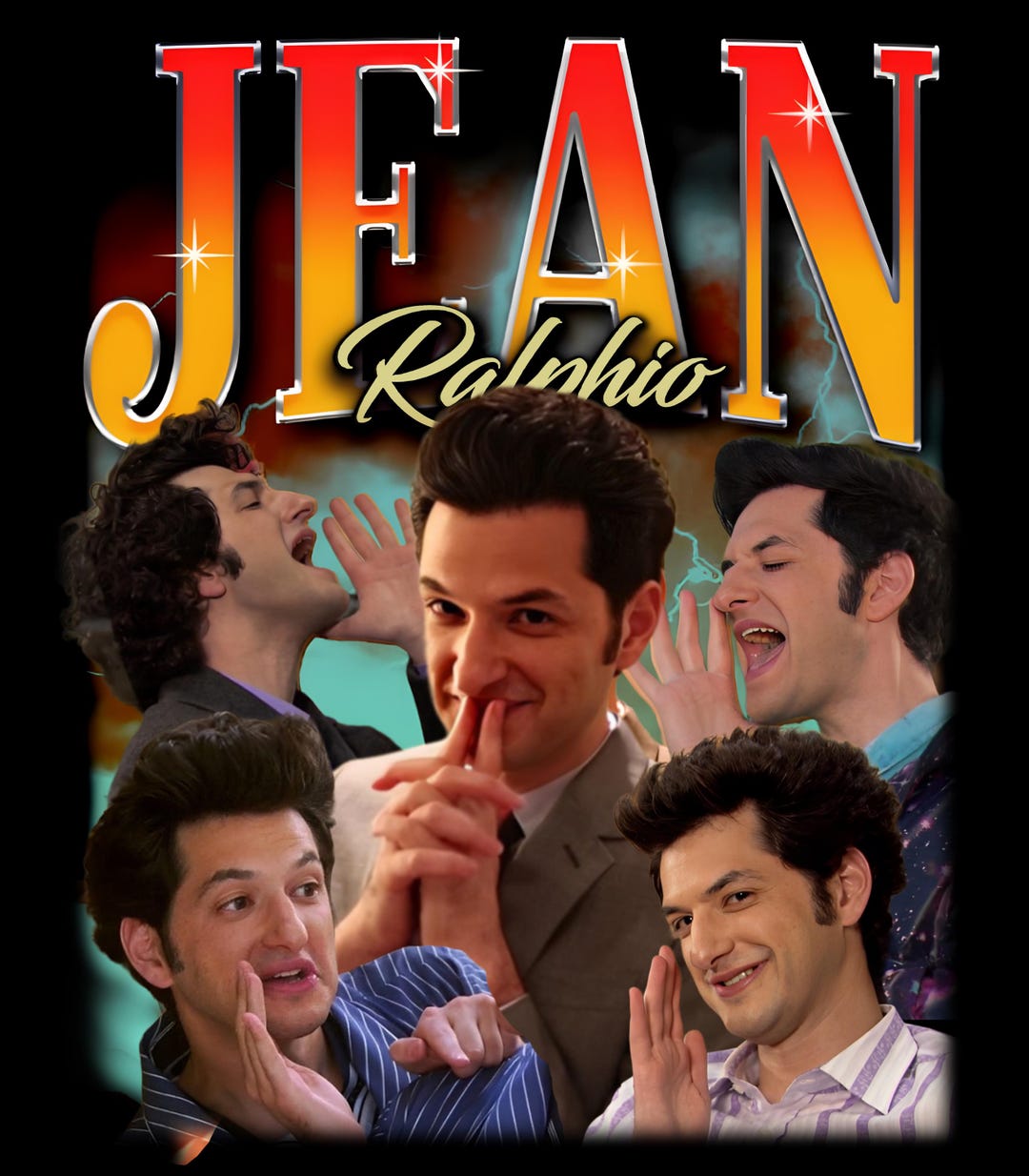 Vintage Jean Ralphio Retro T-shirt PNG, Jean Ralphio Top Tee - Etsy