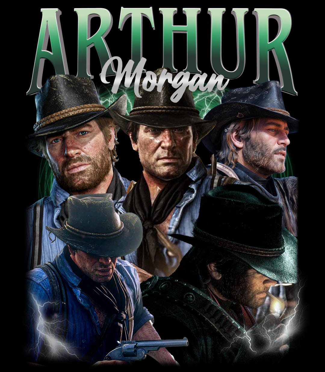 Vintage Arthur Morgan T-shirt PNG, Arthur Morgan Top Tee - Etsy