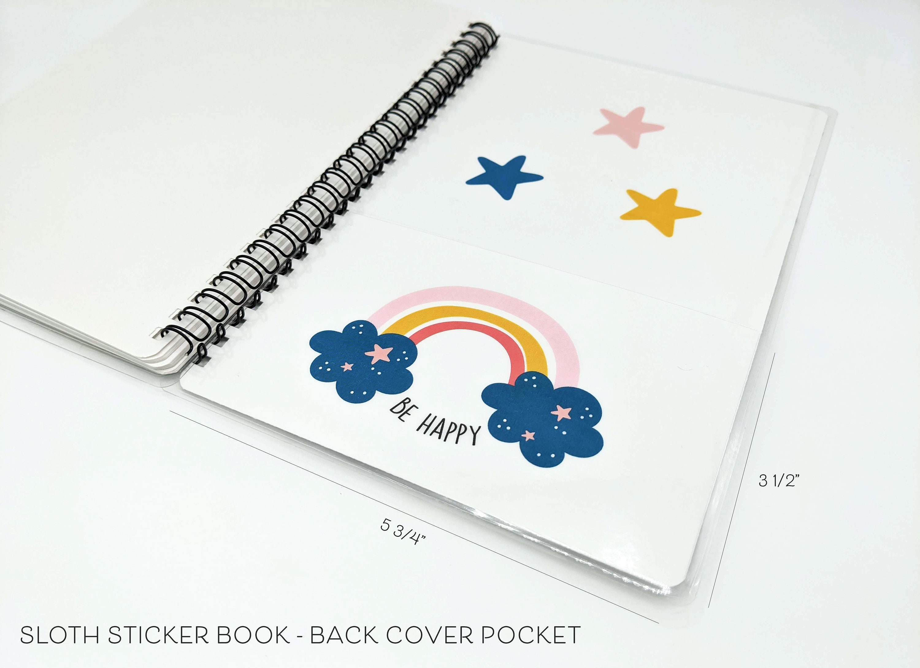 Blank REUSABLE Sticker Book for Kids With 25 Double Sided - Etsy