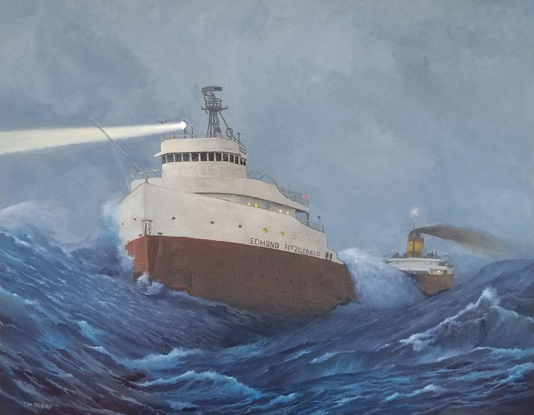A Fateful Night Edmund Fitzgerald - Etsy