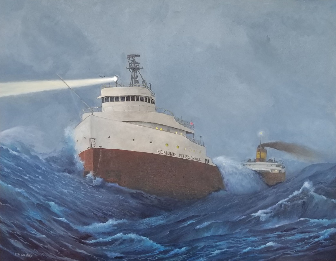 A Fateful Night Edmund Fitzgerald - Etsy