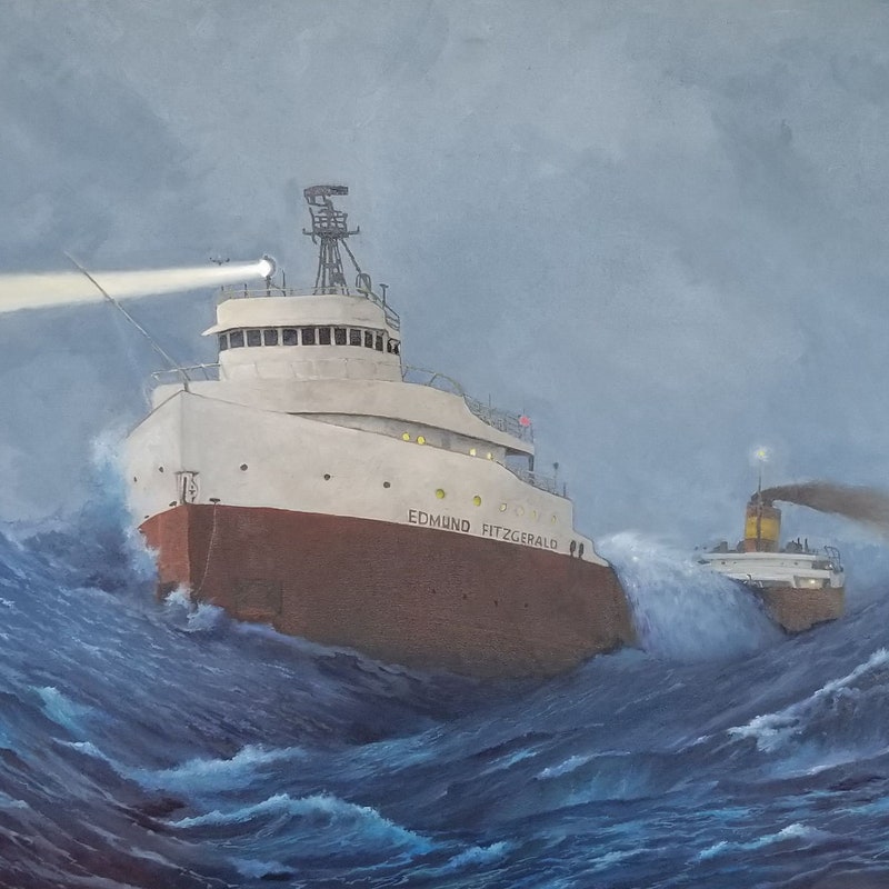 Edmund Fitzgerald Art - Etsy