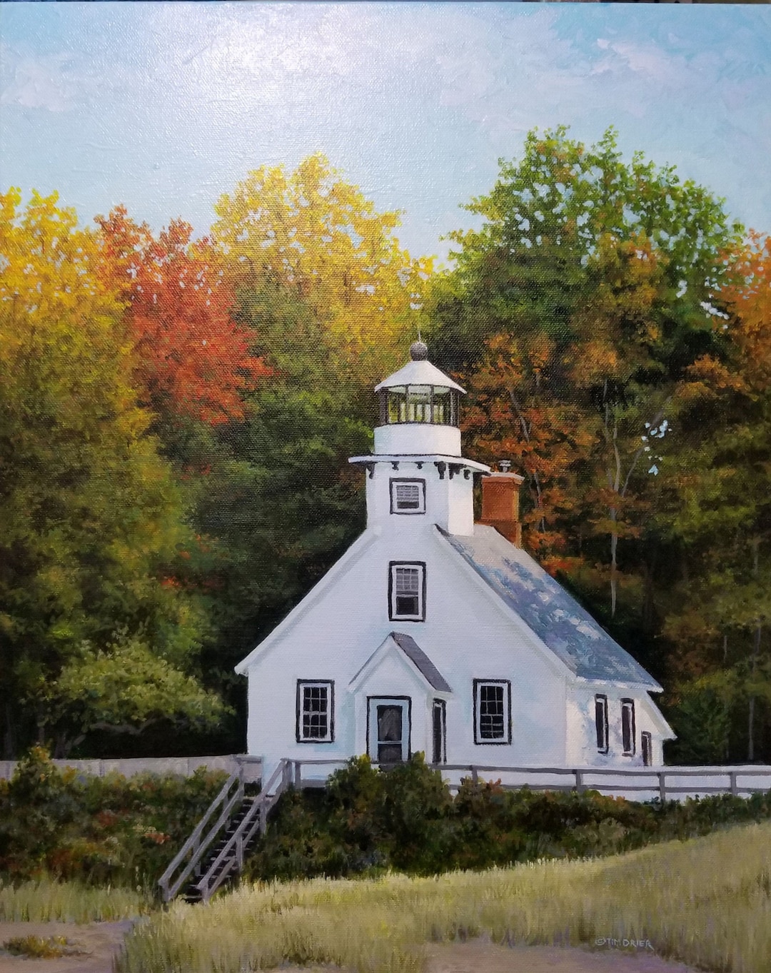 Old Mission Point Lighthouse - Etsy