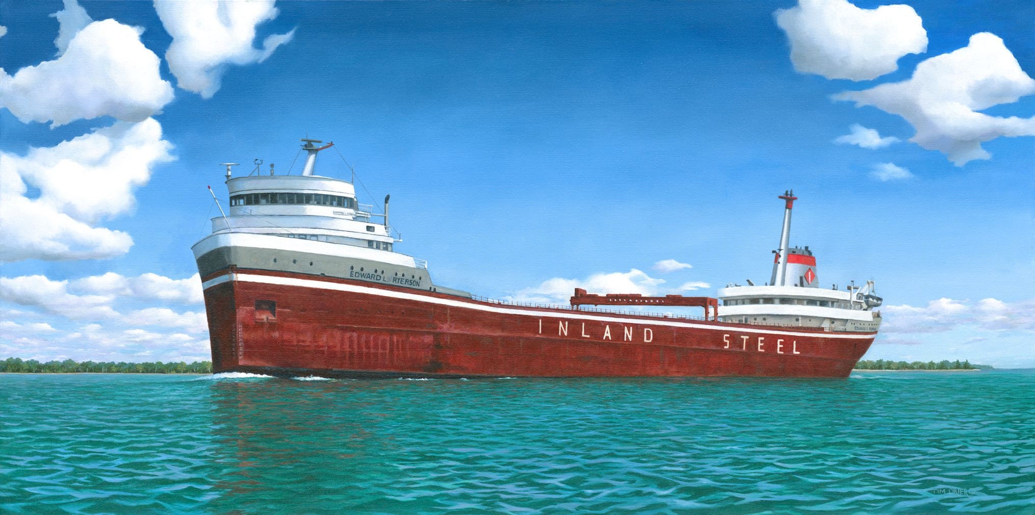 SS Edward L. Ryerson. Great Freighter. - Etsy