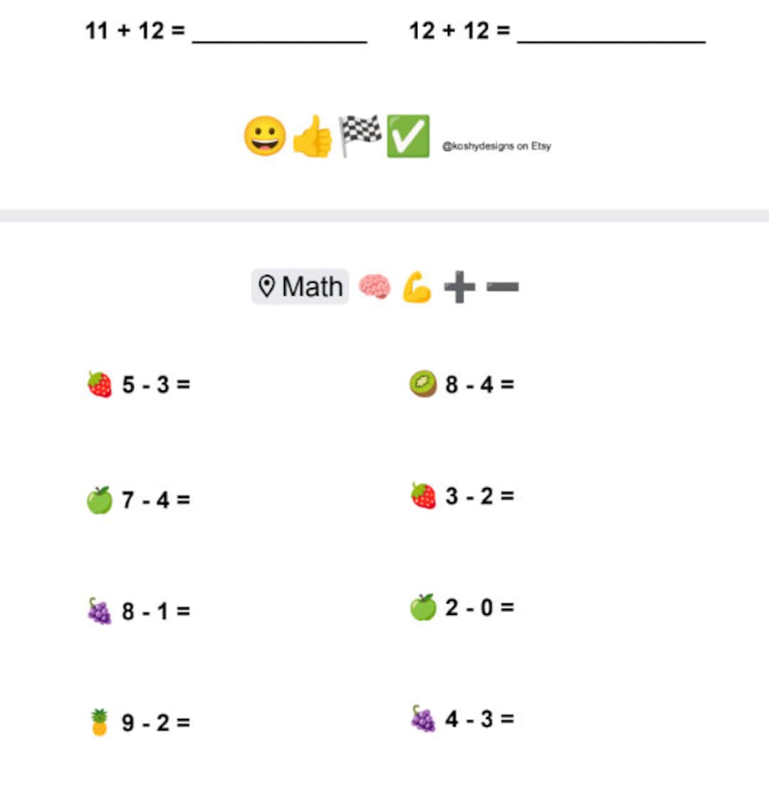Printable Math Worksheets | Educational and Fun Activities | Digital ...