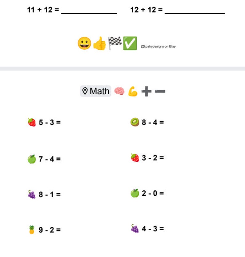 Printable Math Worksheets | Educational and Fun Activities | Digital ...