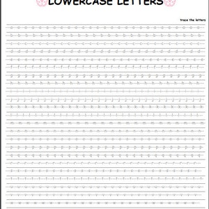 Printable Handwriting Worksheets - UPPERCASE and LOWERCASE Letter ...