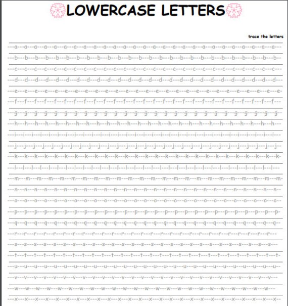 Guidelines Lowercase Print Handwriting Nice Handwriting Handwriting 