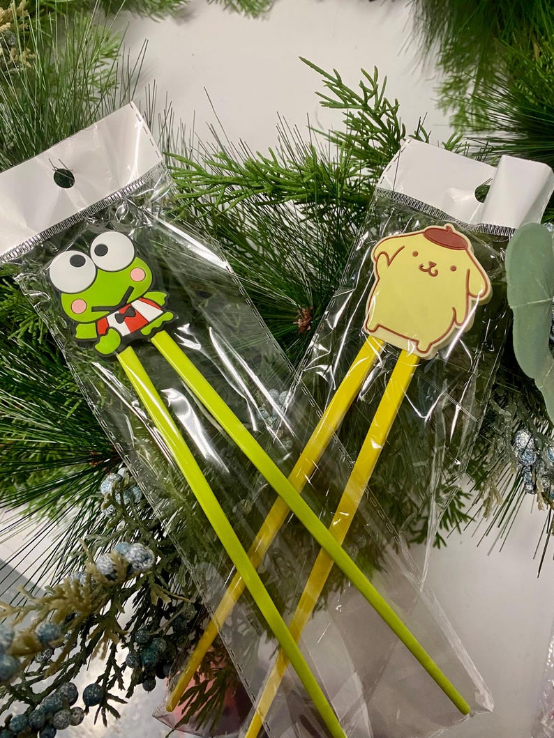 2D Kids Training Cartoon Chopsticks- Reusable Chopsticks- Decorative ...