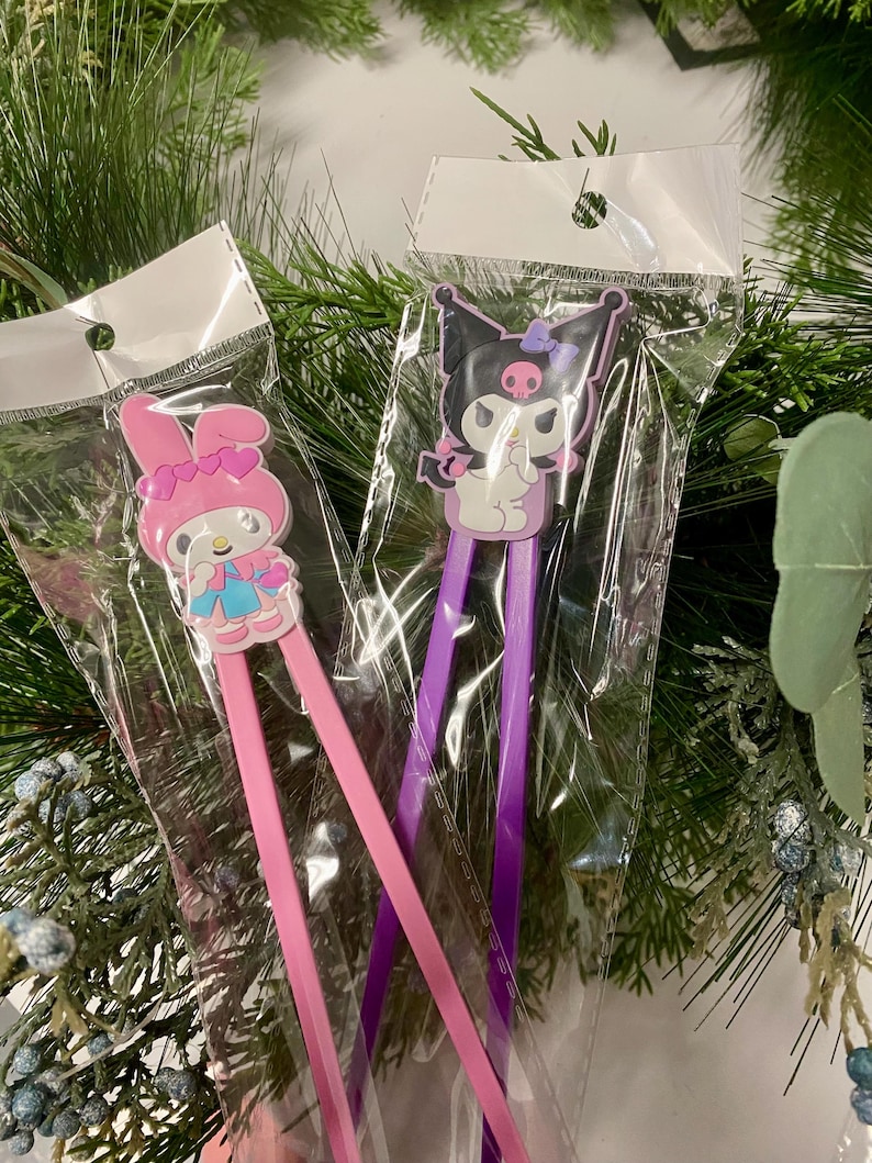 2D Kids Training Cartoon Chopsticks- Reusable Chopsticks- Decorative ...