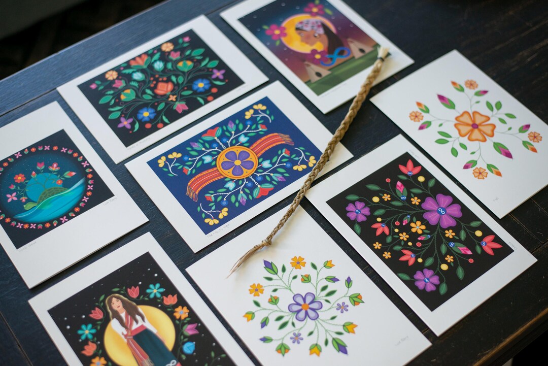 Métis Greeting Cards, With Envelopes, Blank Inside, Indigenous, Art ...